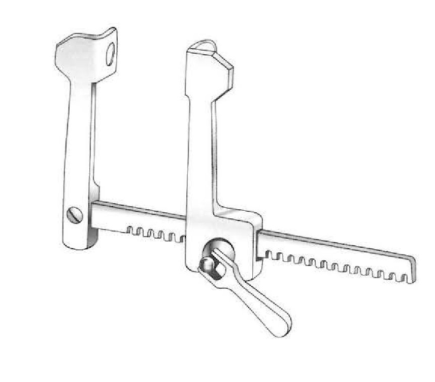 Separador para costillas Tiny Finochietto, apertura = 65 mm - valva ...